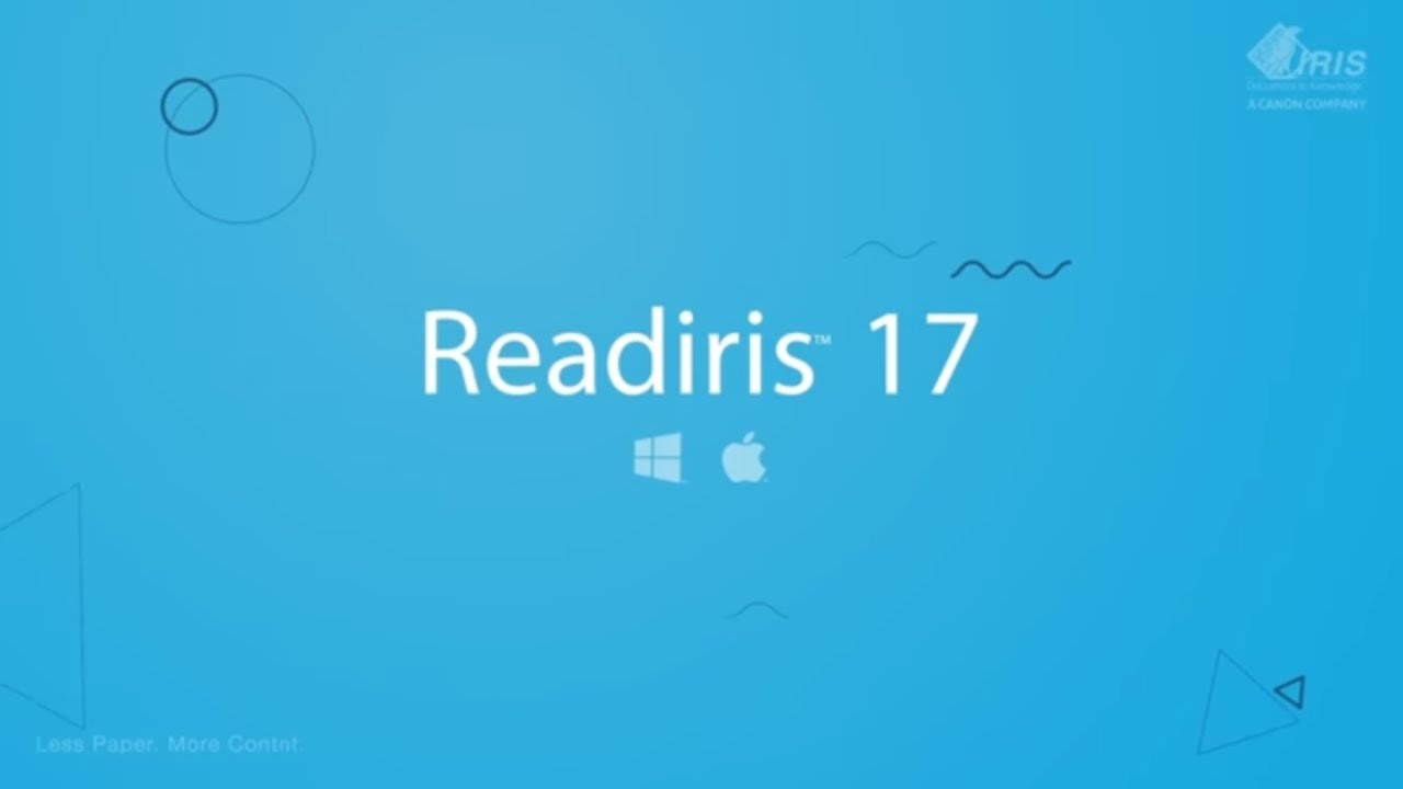 Readiris 17: The PDF and OCR solution for Windows & Mac