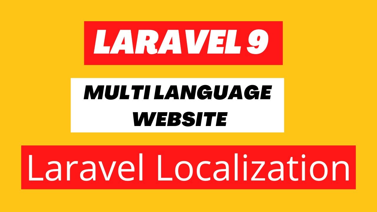 How to Create Multi Language  Website in Laravel 9 | Laravel Localization | Bangla Tutorial