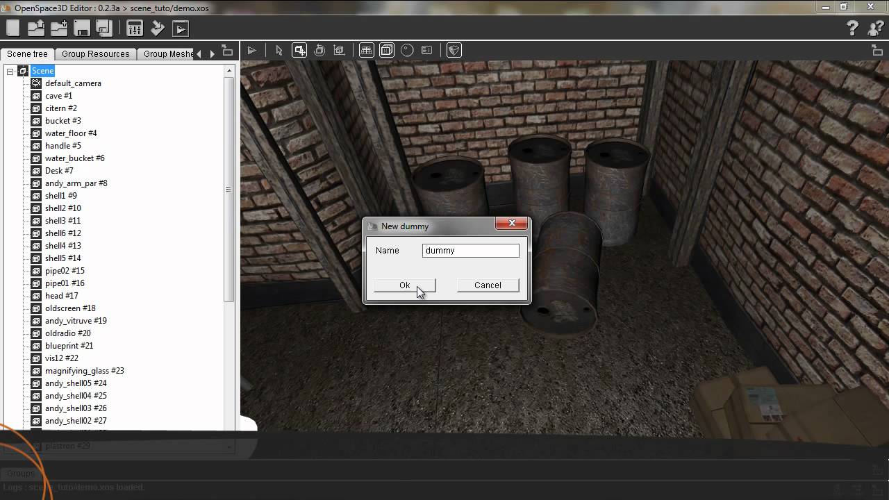 OpenSpace3D #2 3D edition tutorial