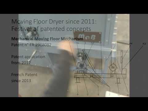 Patent FR 2988082: Moving Floor Manual Mechanism / Fond mouvant à la main / Schubboden-Handbetrieb
