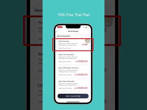 How To - BARDI Smart IP Cam Free Trial Cloud Storage 7 hari