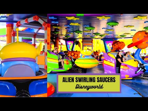 Alien Swirling Saucers Ride at Disney World in Toy Story Land