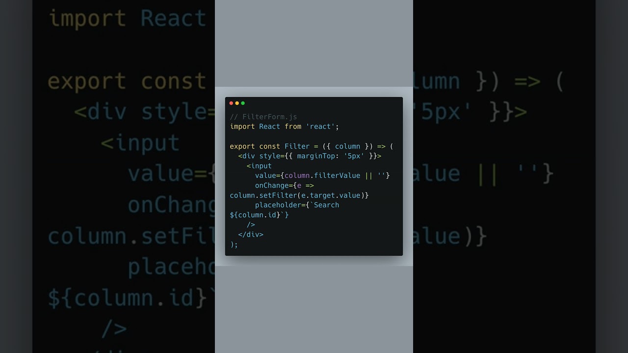 Master Dynamic Tables in React #ReactJS