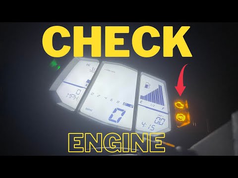 Yamaha YZF-R125 Check Engine Light / warning light.