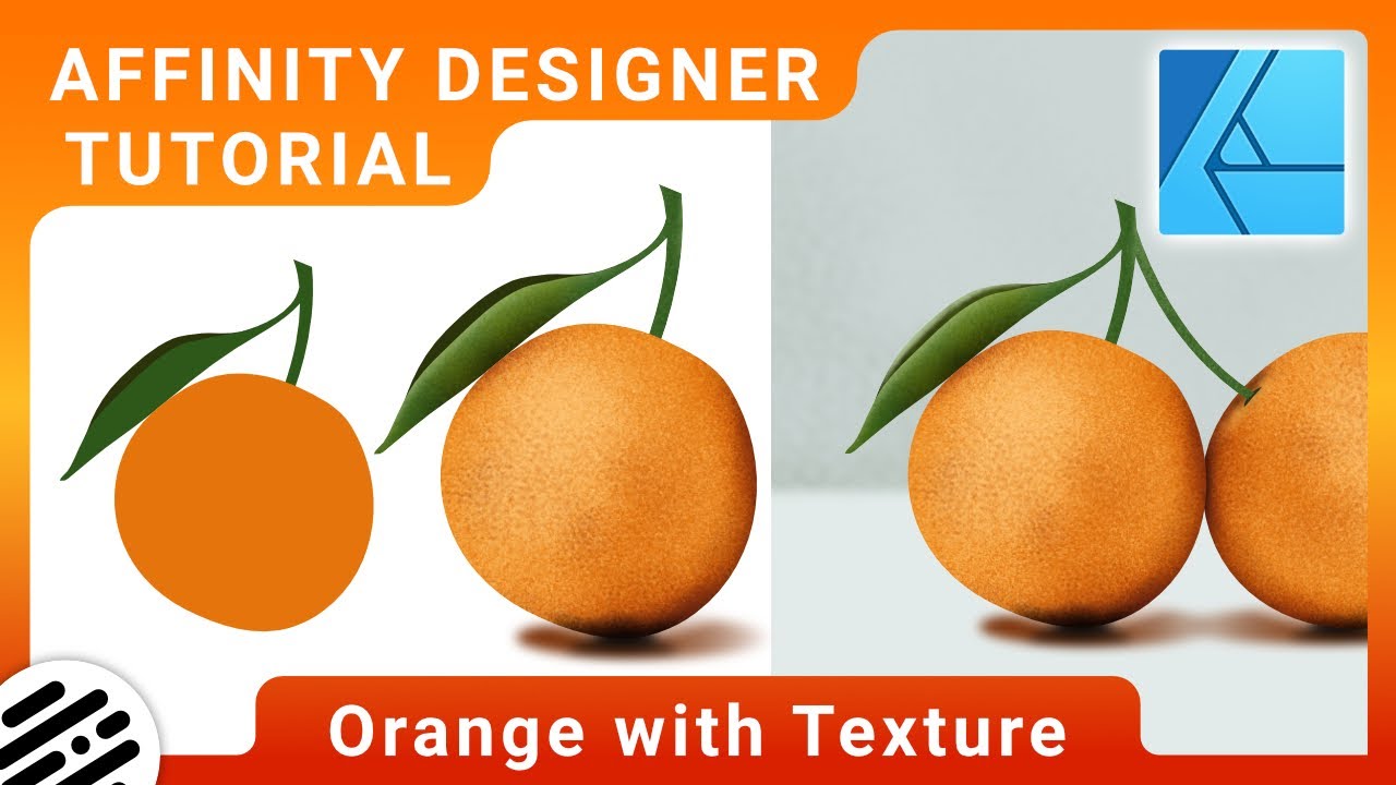 Affinity Designer Tutorial - Illustration process & adding texture - Step by Step