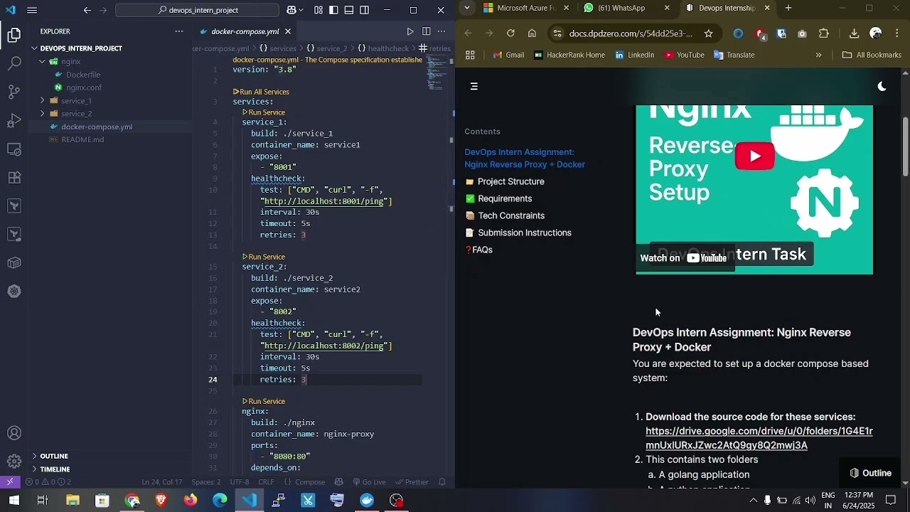 Devops Intern Assignment from DPDzero