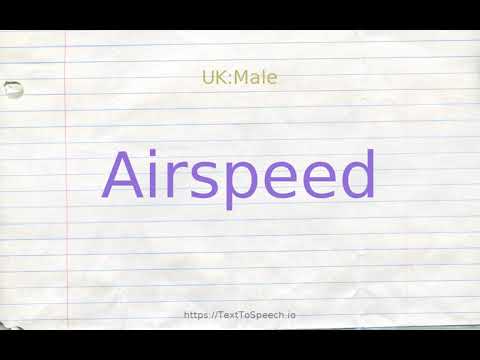 How to pronounce airspeed