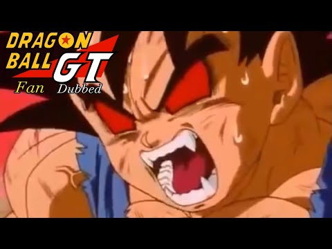 Dragon Ball GT - Goku Transforms Into a Giant Golden Ape | Fandubbed |