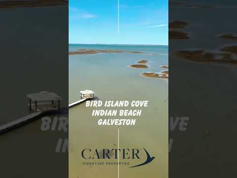 Tour Bird Island Cove in Indian Beach, Galveston Island, TX