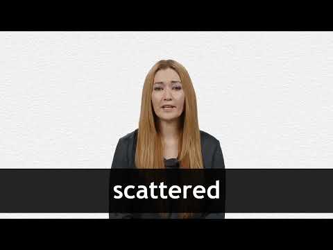 SCATTERED definition and meaning | Collins English Dictionary