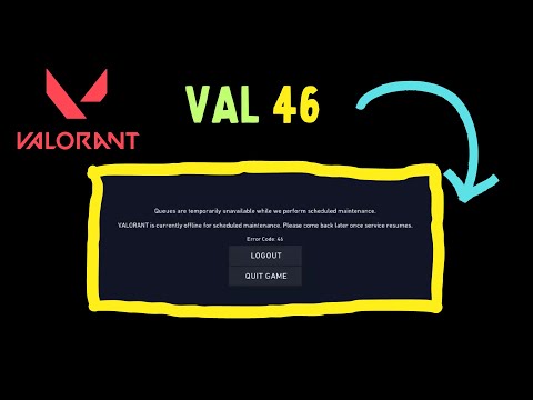 How to Fix Valorant VAL 46 Server Down Error on Windows 11