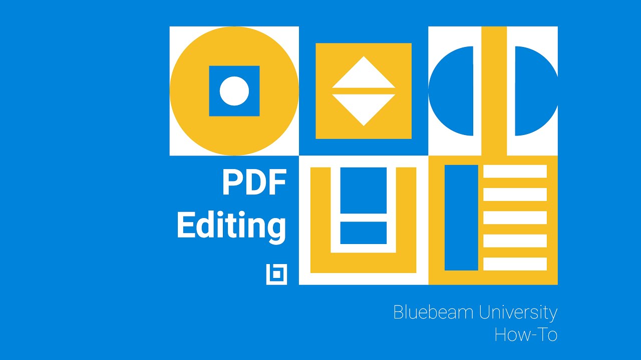 Bluebeam Revu: How to Edit PDFs
