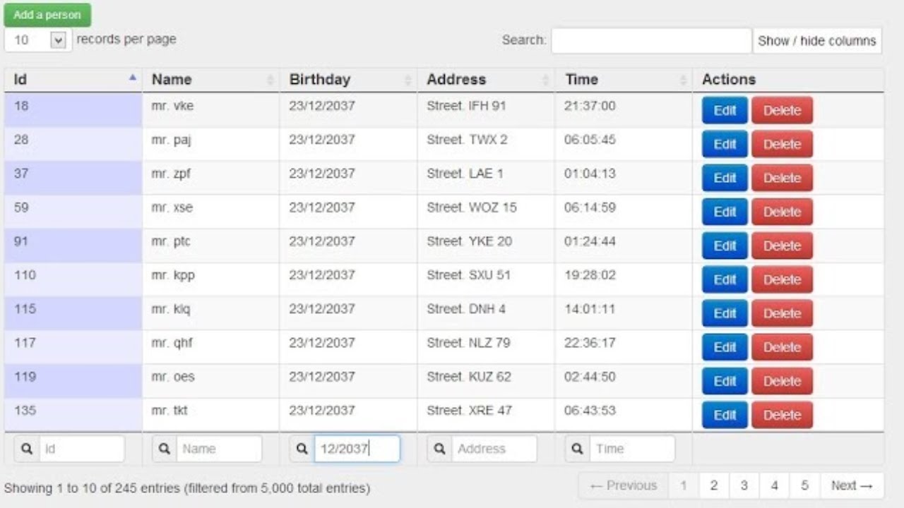 Getting Started with DataTables: Simple Integration
