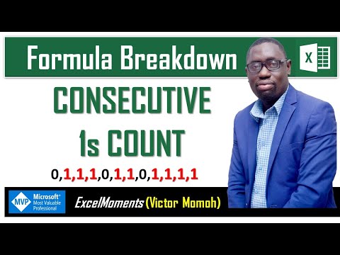 Excel formula Challenge: Count Consecutive 1s in a string