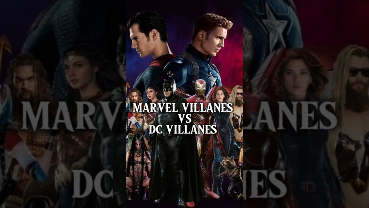 Marvel Villains vs DC Villains | Ultimate Villain Fest 🔥 #shorts #viral #trending  #marvelvsdc