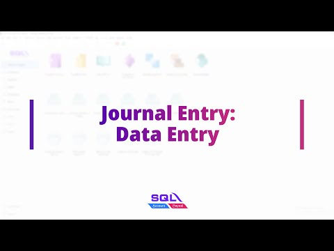 Create Journal Entry | SQL Documentation