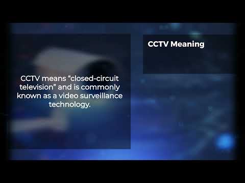 CCTV Meaning