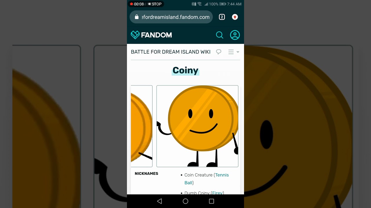 Coiny - BFDI wiki