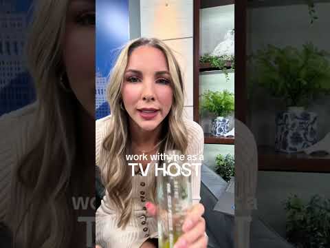 come to work with me as a tv host #kansascity #tvhost #journalist