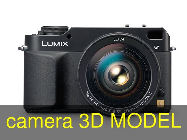 Lumix camera 3D Model - FlatPyramid