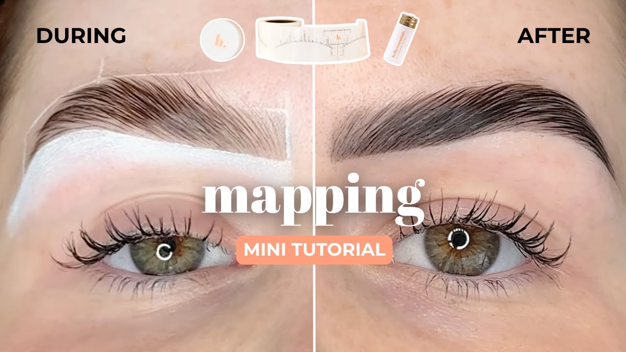 Brow Mapping 101: Sticker Ruler, String & Paste Essentials