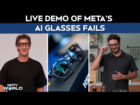 Mark Zuckerberg’s Meta AI Glasses Demo Failed In Front of Live Audience ...