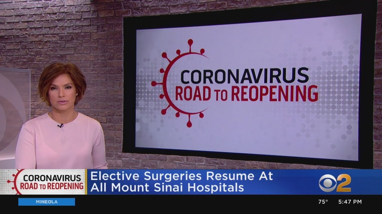 Elective Surgeries To Resume At Mt. Sinai Hospitals