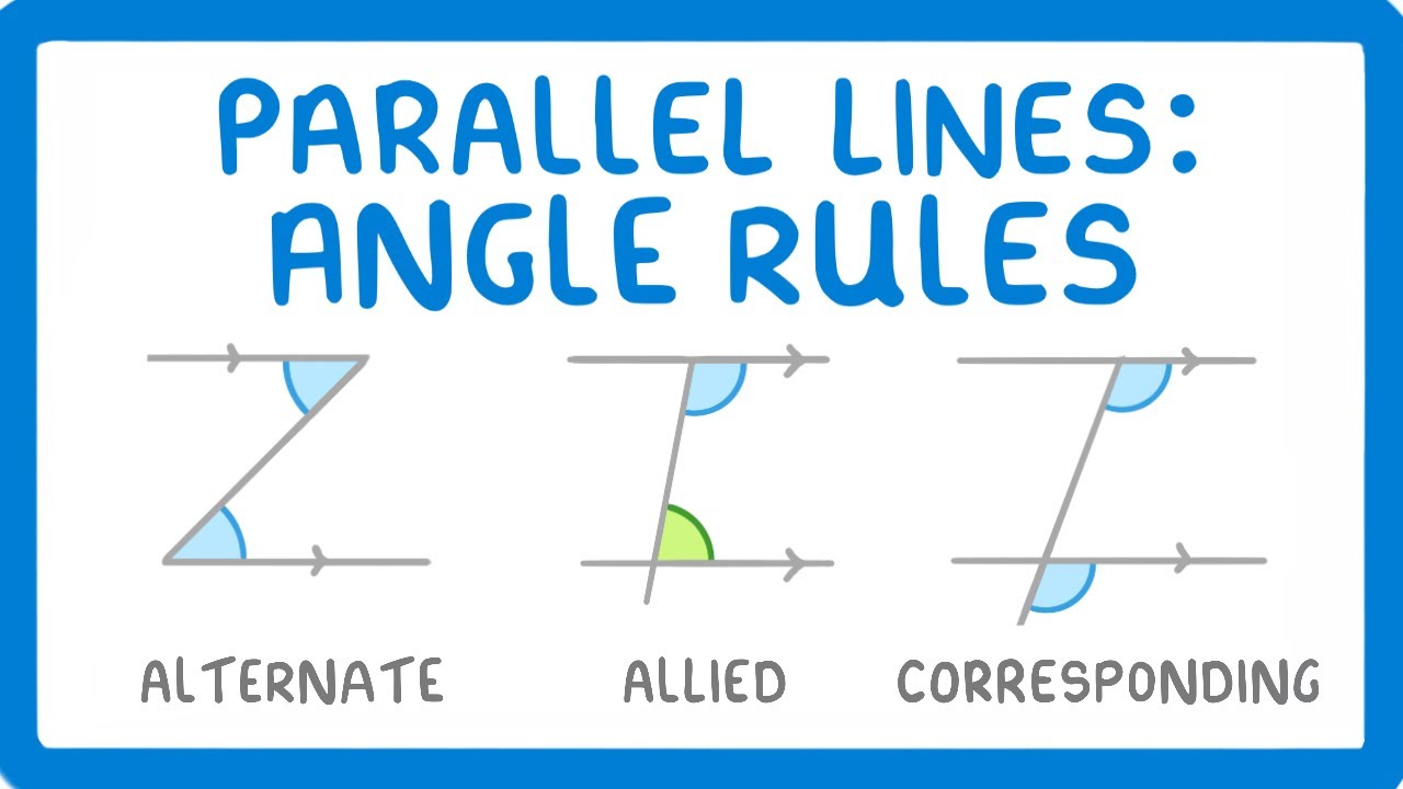 GCSE Maths - Alternate, Corresponding and Allied Angles - Parallel Lines Angle Rules (2026/27 exams)