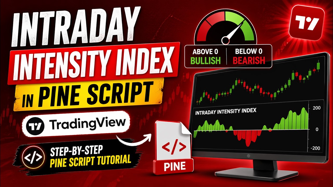 TRADING VIEW--PINE SCRIPT: INTRADAY INTENSITY INDEX || TUTORIAL