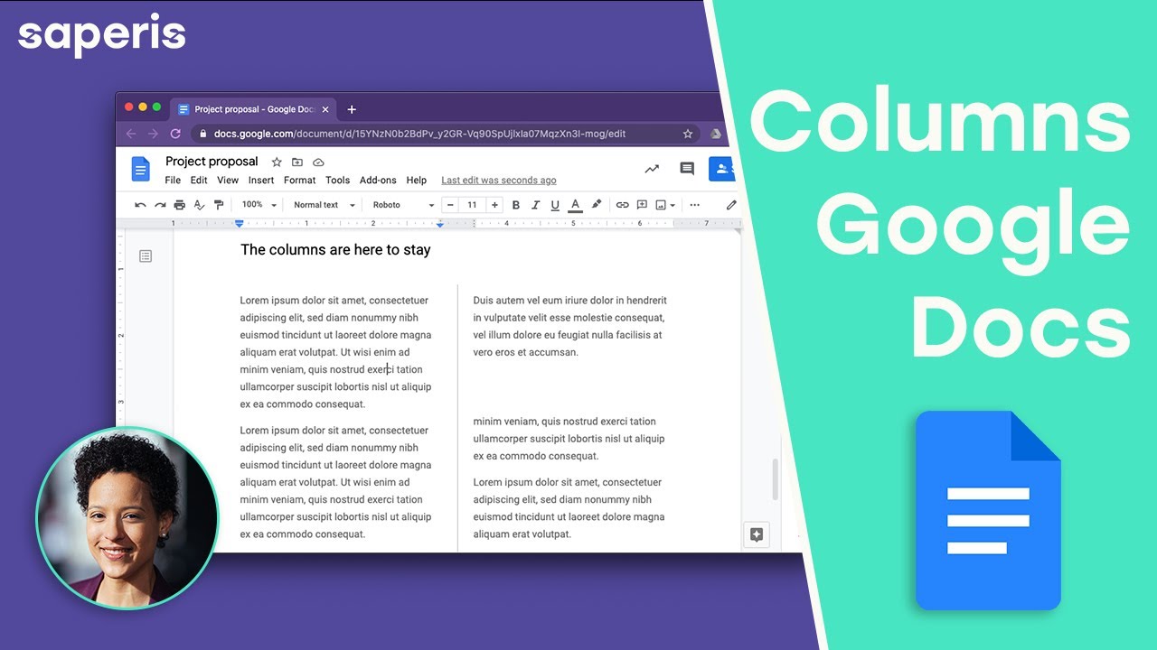 How to use Columns in Google Docs
