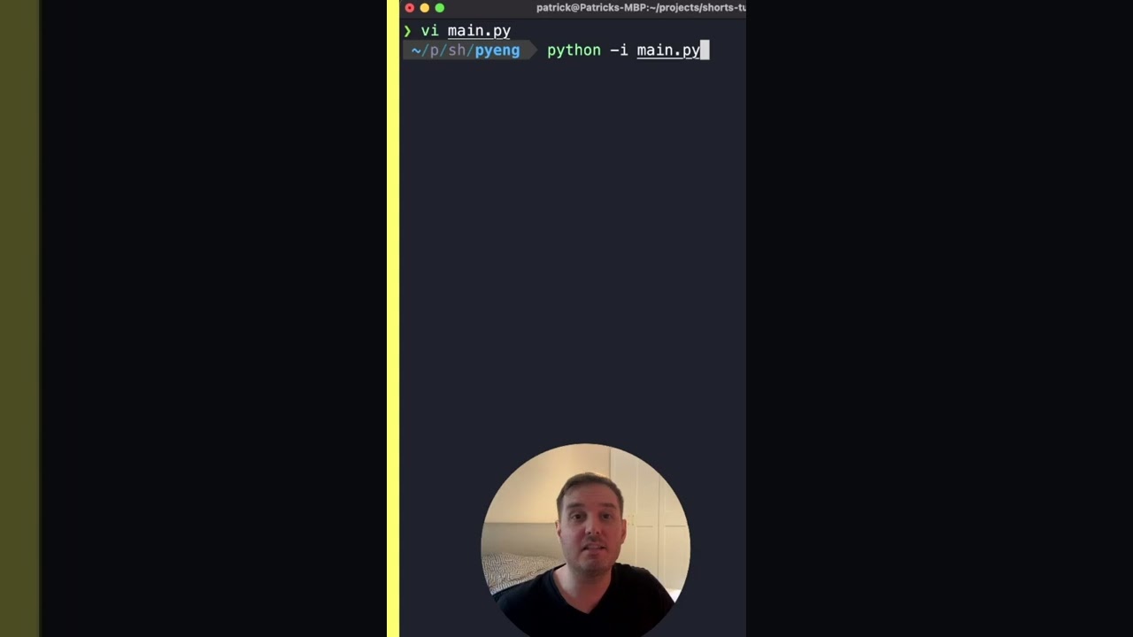 Python Interactive mode is really helpful!