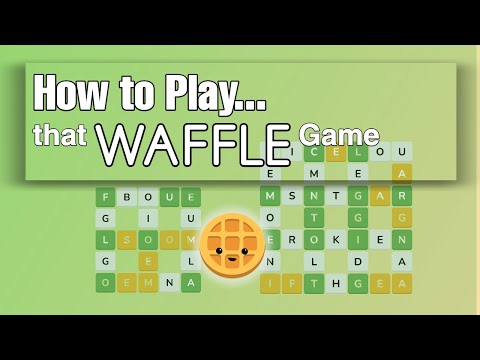 How to Play the Waffle Game | by @JamesJessian | a Wordle style game