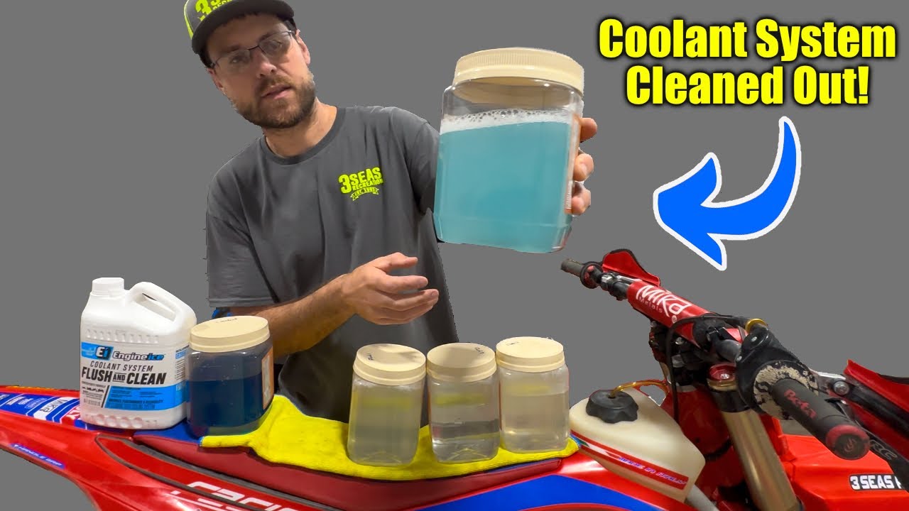 Beta Bike Coolant Flush: Amazing Results with Engine Ice Flush & Clean!  🏍️💦