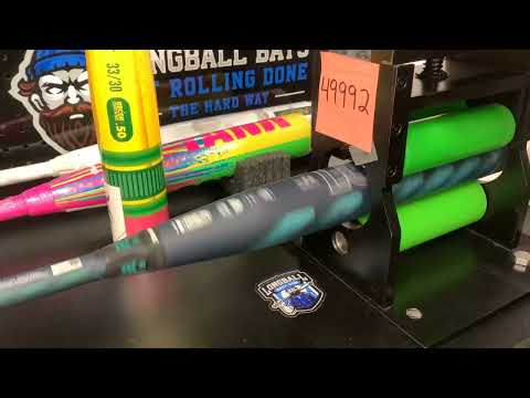LongballBats.com Heat Rolling a 2025 Louisville Slugger KRYO Softball Bat, WBL2989010 49992 A81