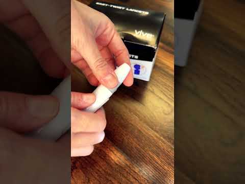 How to use easy twist lancets to check your glucose with ease🩸 #glucosemonitoring