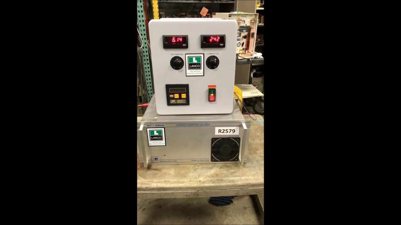 Plating Electronic 250 Amp 6 Volt Rectifier