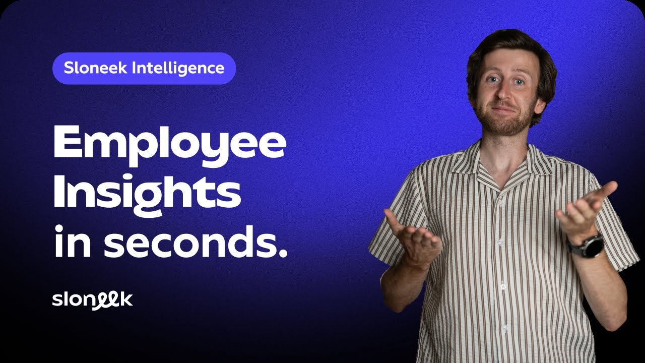 Sloneek Intelligence Use Case #4: Employee Timeline in Seconds