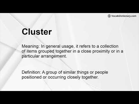 Cluster Meaning