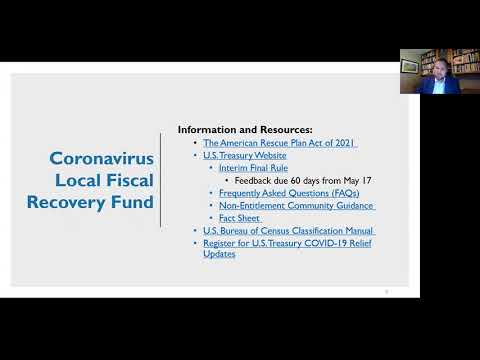 American Rescue Plan (ARPA) Webinar