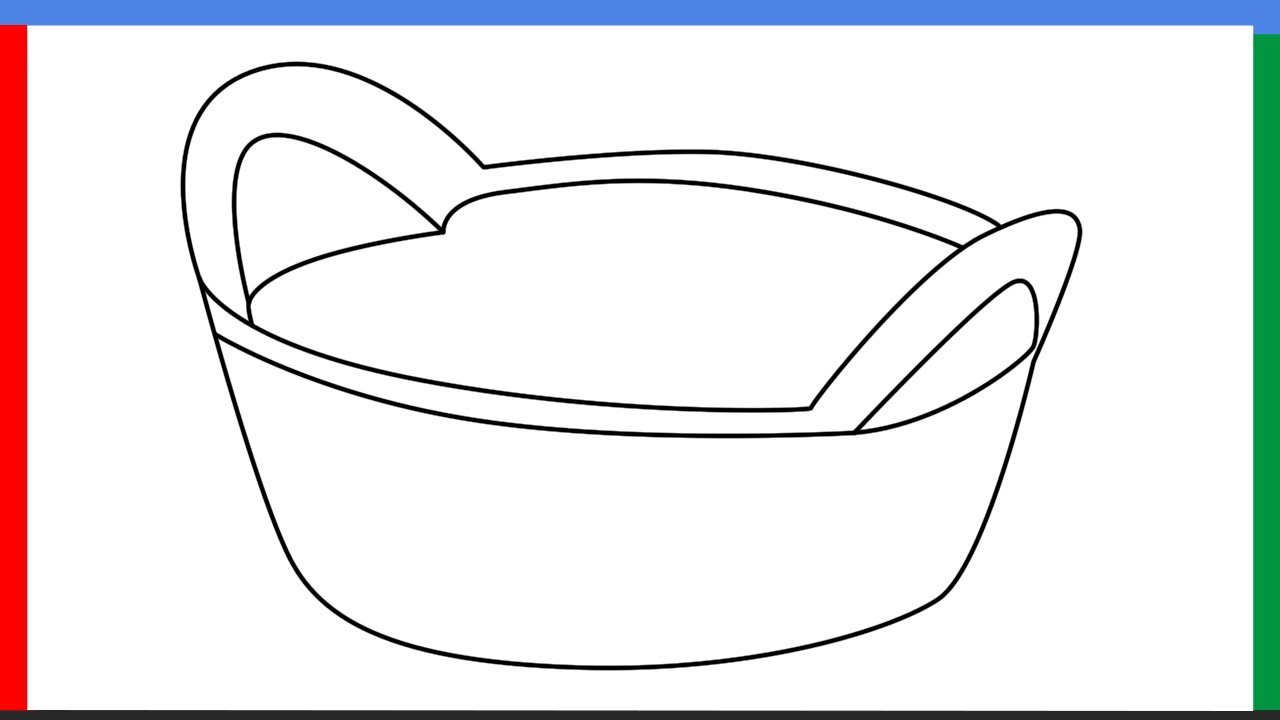 How to draw a Breadbasket step by step for beginners