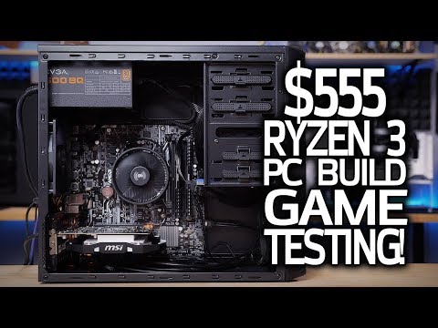 Testing My $555 Ryzen 3 1200 Build in 7 GAMES!