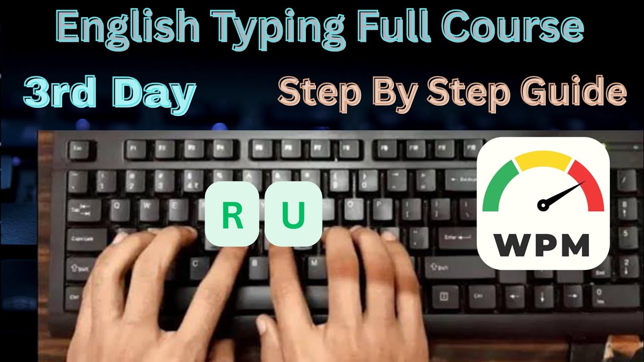 English Typing Course with Typing Master | Lesson 3: Learn Fast Typing Step by Step