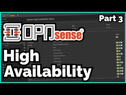 Don't Use A Firewall, Use 2! OpnSense High Availability Guide