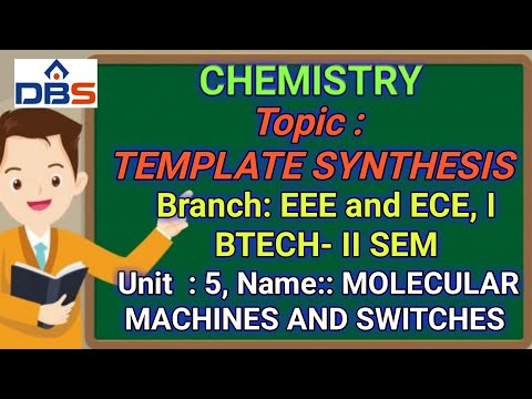 CHEMISTRY, MOLECULAR MACHINES AND SWITCHES , TEMPLATE SYNTHESIS