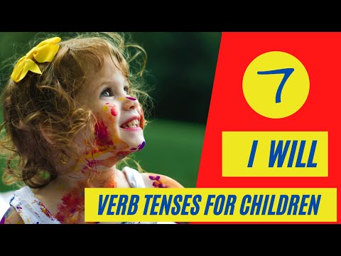 Verb Tenses For Children Set 7 future tense I Will