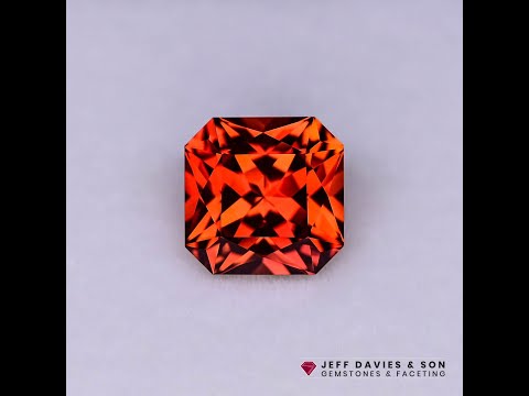 3.94ct LAB orange Sapphire