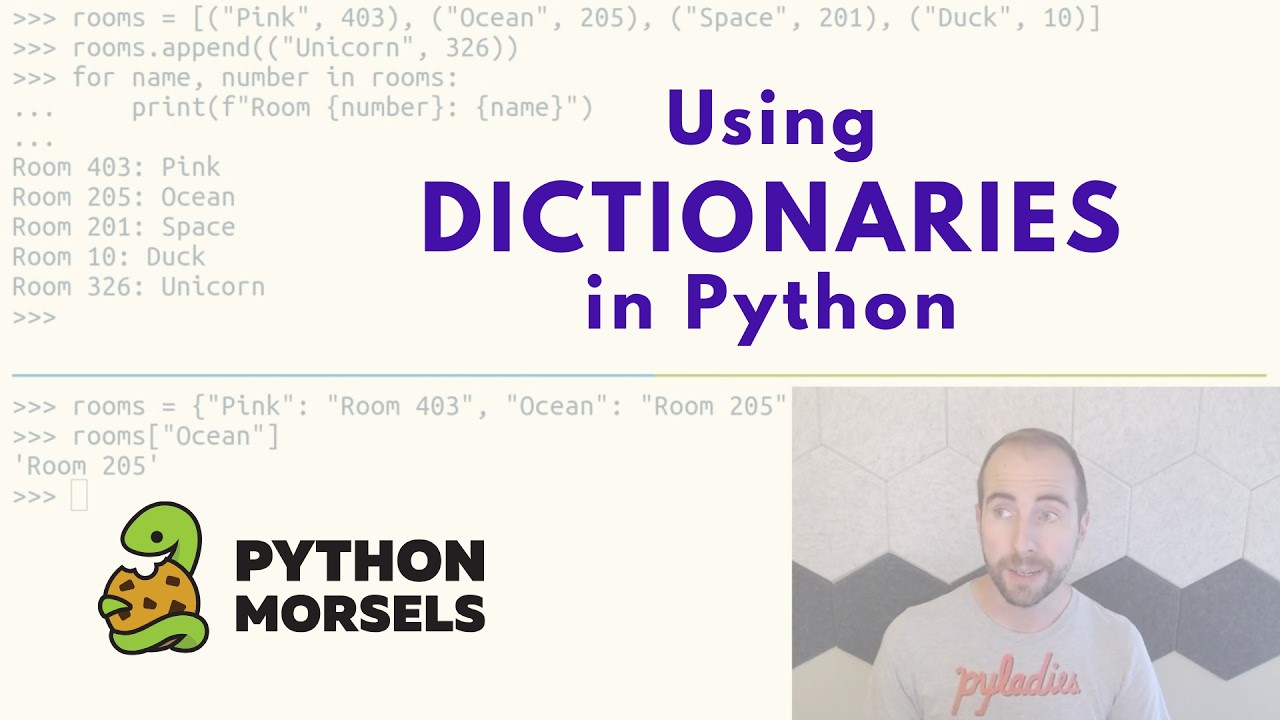 Using dictionaries in Python