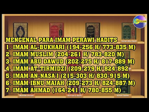 Mengenal Imam Perawi Hadits - Bukhari, Muslim, Abu Dawud, At-Tirmidzi, An-Nasa'i, Ibnu Majah, Ahmad