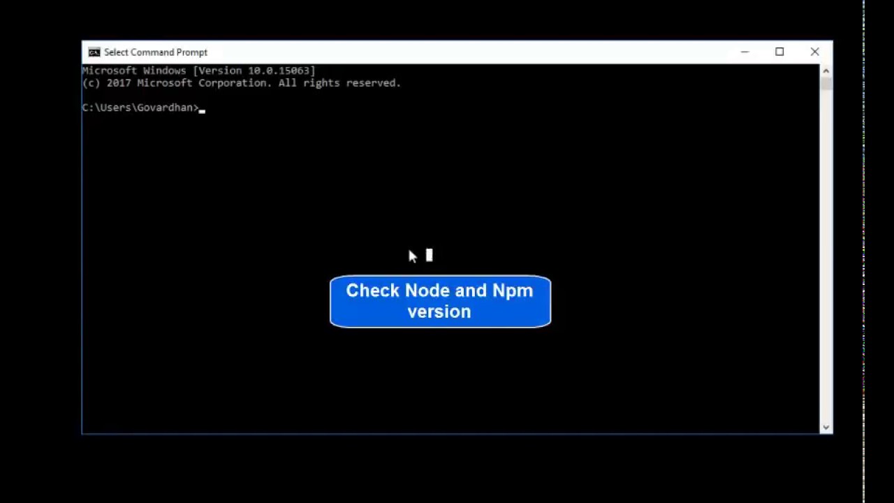 Angular 4 Environment Setup In Windows