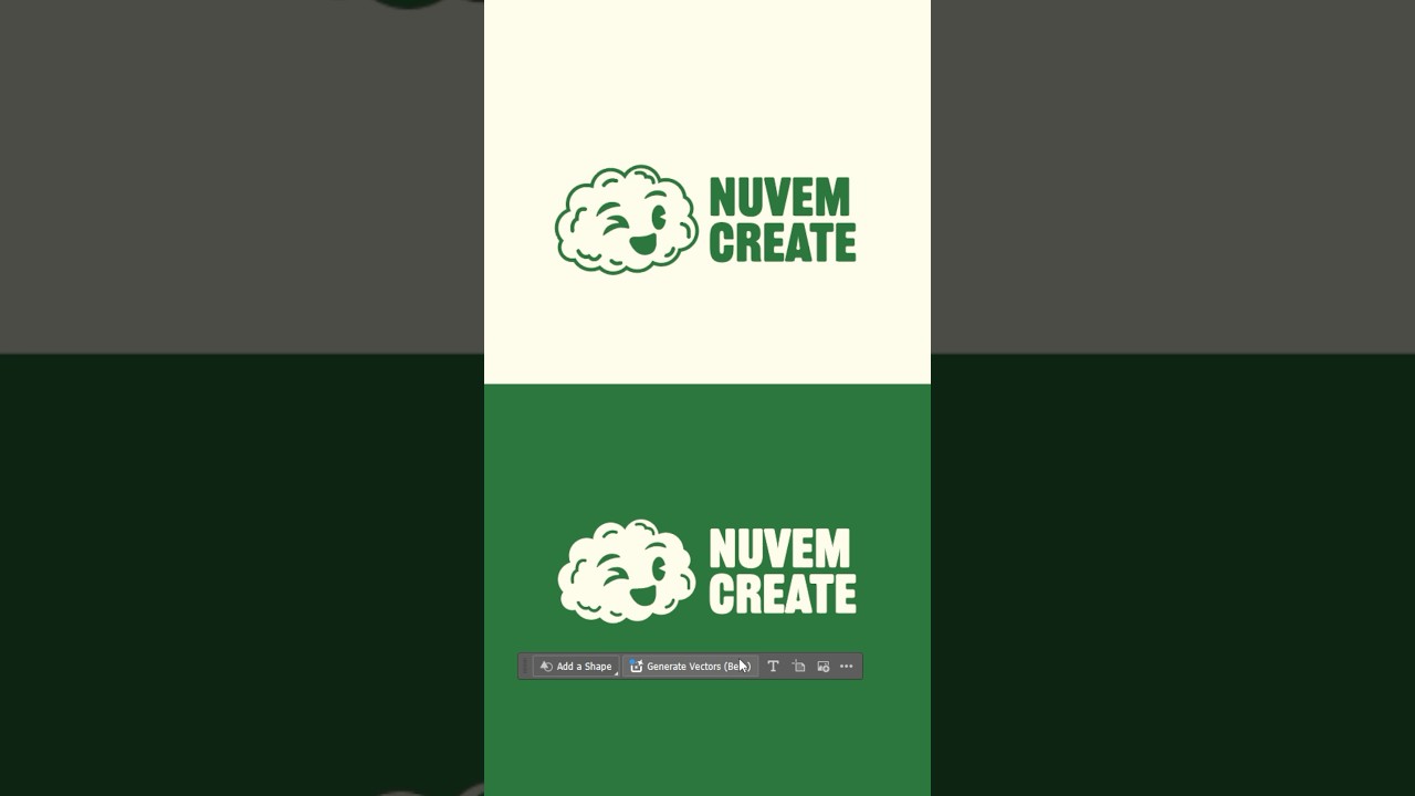 Como passar um logotipo para o negativo mantendo as áreas de branco #design #designer #designdelogo